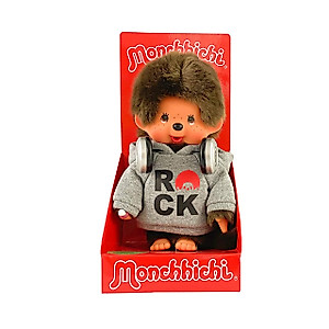 Monchhichi Pop Rockstar in Hoodie Plush Toy
