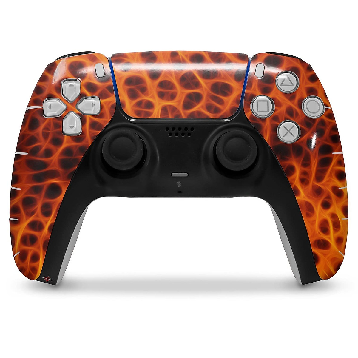 WraptorSkinz Skin Wrap compatible with Sony PS5 DualSense Controller Fractal Fur Cheetah (CONTROLLER NOT INCLUDED)