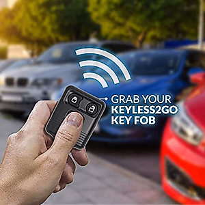 Keyless2Go Replacement for Keyless Entry Car Key Fob Vehicles That Use 3 Button CWTWB1U331, Self-programming with New Uncut 80 Bit Transponder Ignition Car Key H92 H84 H85
