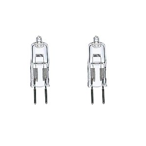 Bluex Bulbs 2 Pack 35 Watt 35W 12V 12 Volt JC6.35 Bi-Pin JC6.35 Type Halogen Light Bulb JC6.35