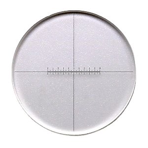 Microscope Accessories Kit 0.1mm Microscope Eyepiece Micrometer Concentric Reticle Cross Line Microscope Slides (Color : 23mm)