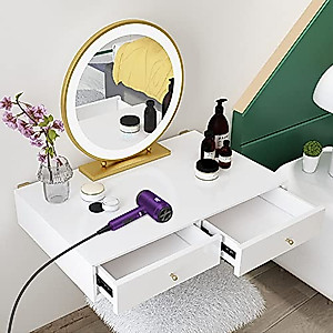 Ionic Hair Dryer, Portable Lightweight Diffuser Hair Dryer, Hair Blow Dryer with 2 Attachments Use for Curly/Wavy/Straighten Hair, Blow Dryer Fast Drying Ideal Chocie for Women and Girls Purple