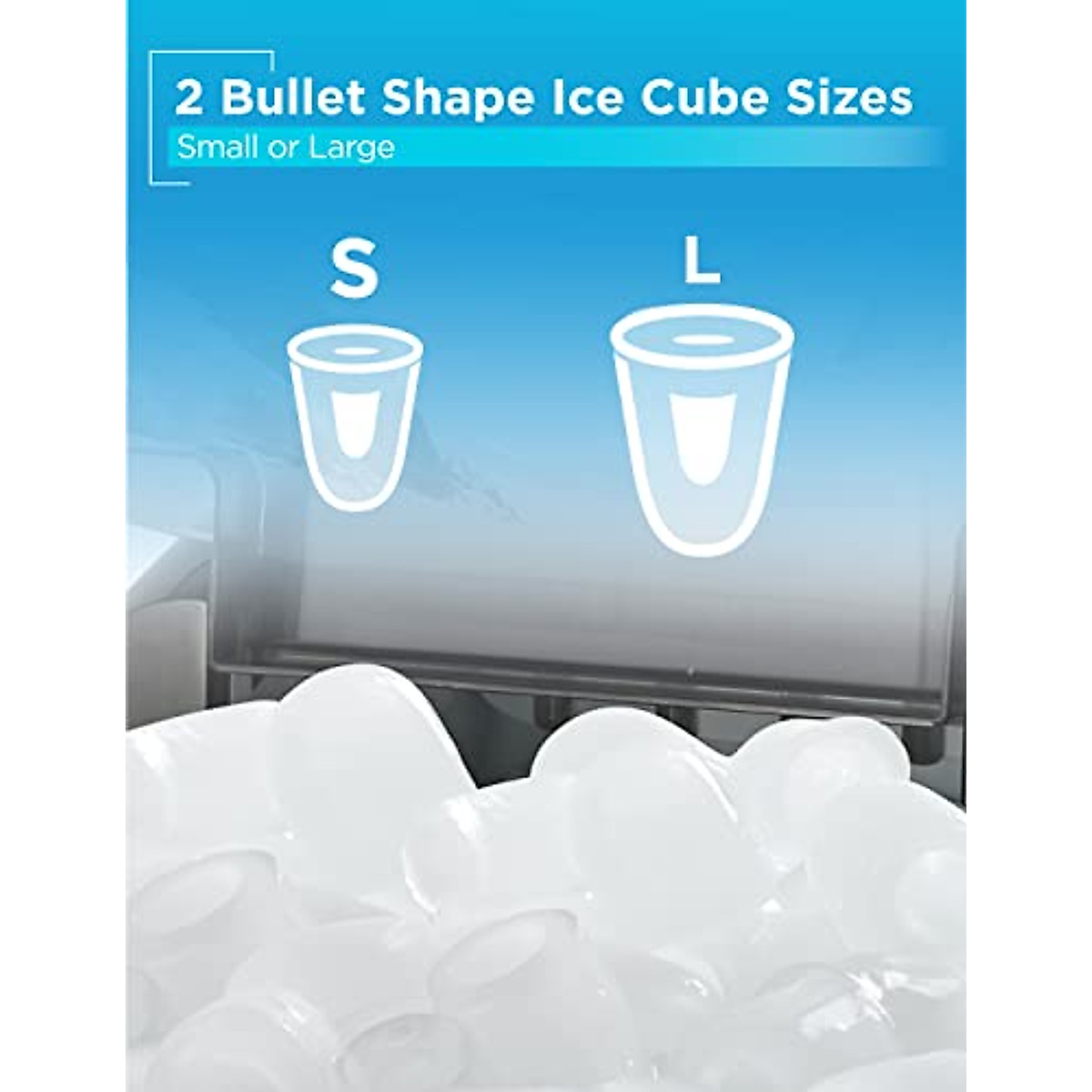 BLACK+DECKER COUNTERTOP ICE MAKER, 26 LB. ICE MACHINE