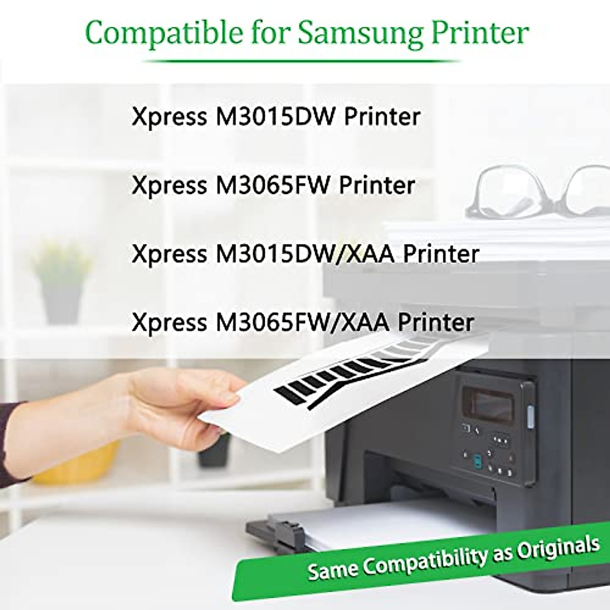 GREENCYCLE Compatible Toner Cartridge Replacement for Samsung MLT-D118L MLT-D118S D118L D118S Use for Xpress M3015DW M0365FW Printer (High Yield Black, 2-Pack)