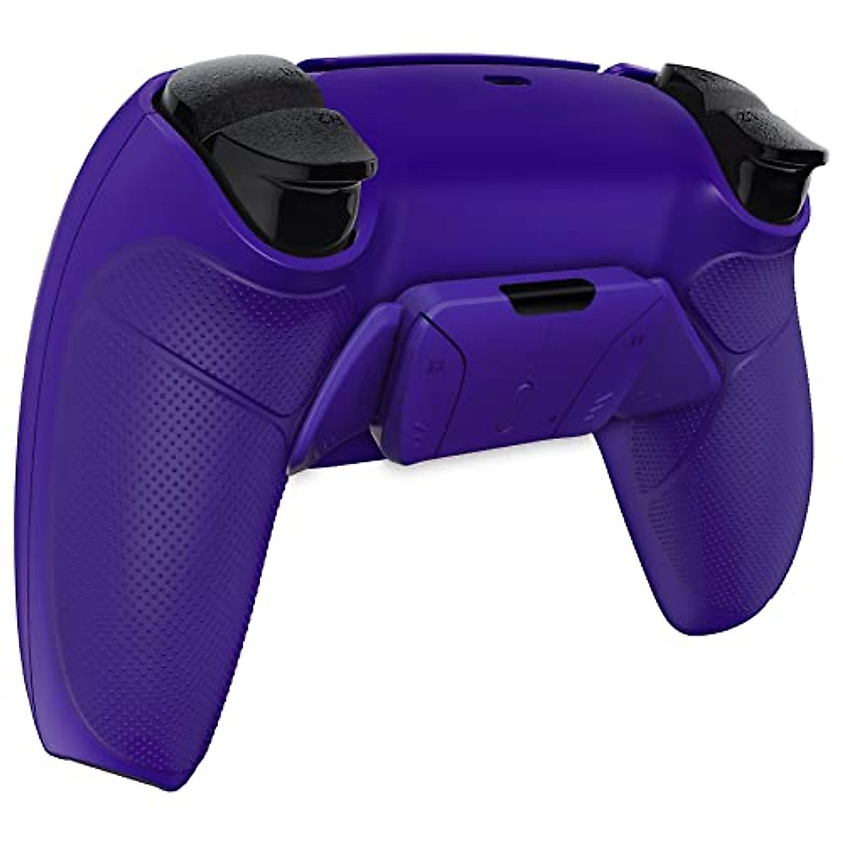eXtremeRate Galactic Purple Rubberized Grip Programable RISE4 Remap Kit for PS5 Controller BDM-010 BDM-020, Upgrade Board & Redesigned Back Shell & 4 Back Buttons for PS5 Controller -NO Controller