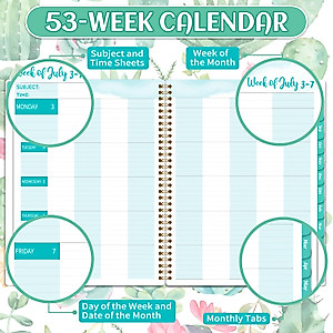 2024-2025 Teacher Planner - Teacher Lesson Planner 2024-2025, July 2024 - June 2025, 8" x 10", Weekly & Monthly Lesson Plan Book for Teachers