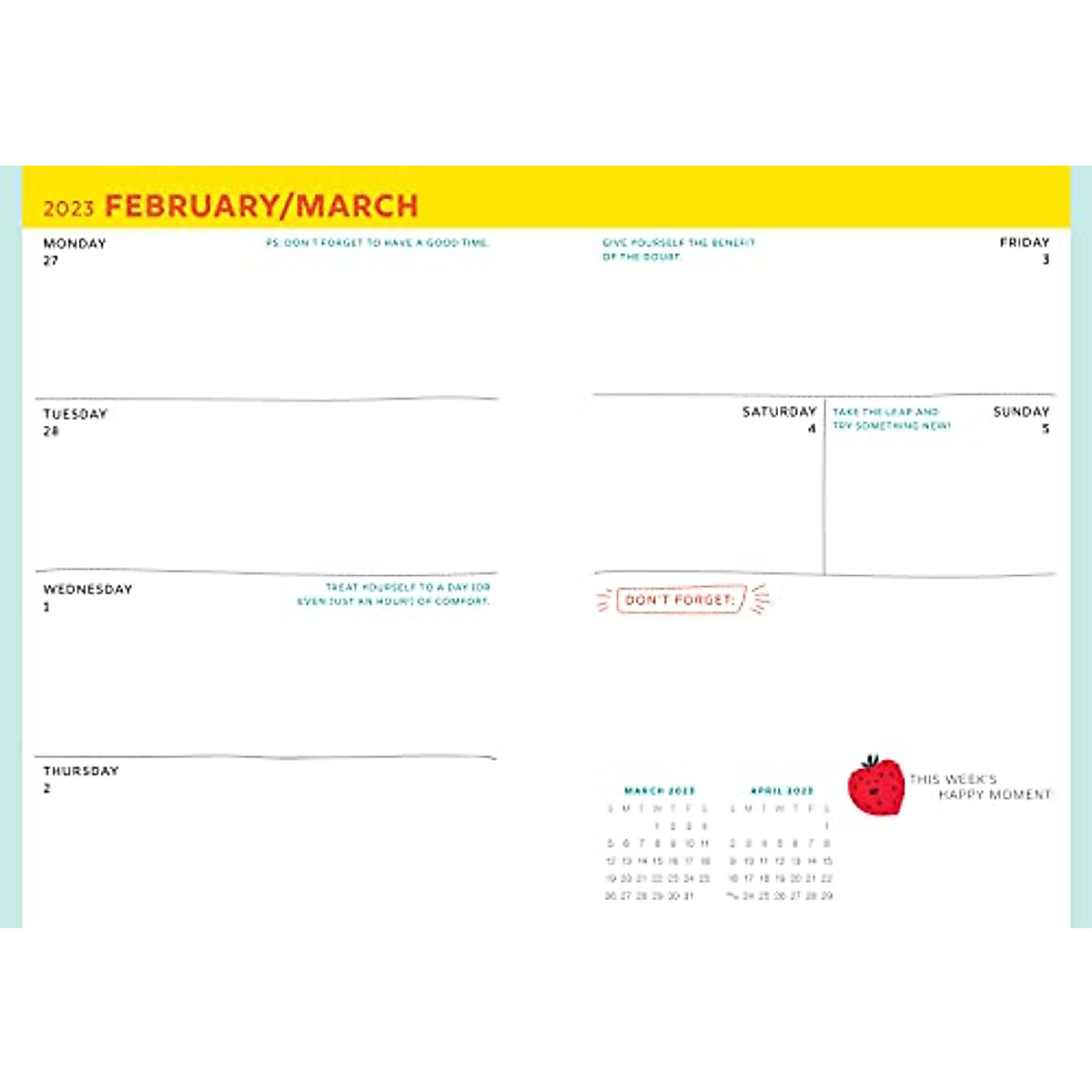 2023 Choose Happy Planner: 17-Month Weekly Happiness Organizer with Inspirational Stickers (Thru December 2023)