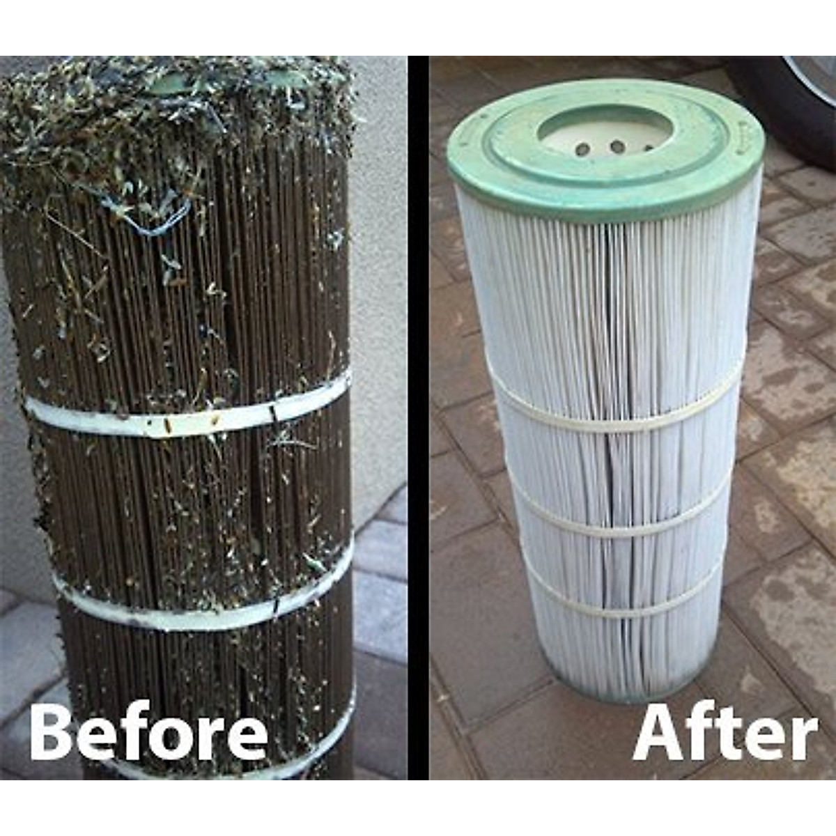 Aquatix Pro Premium Pool & Spa Filter Cartridge Cleaner, Removes Debris & Dirt from Pool Filters in Seconds, Heavy Duty & Durable Pool Cartridge Filter Cleaner, for a Clean Flow of Water Today! (1)