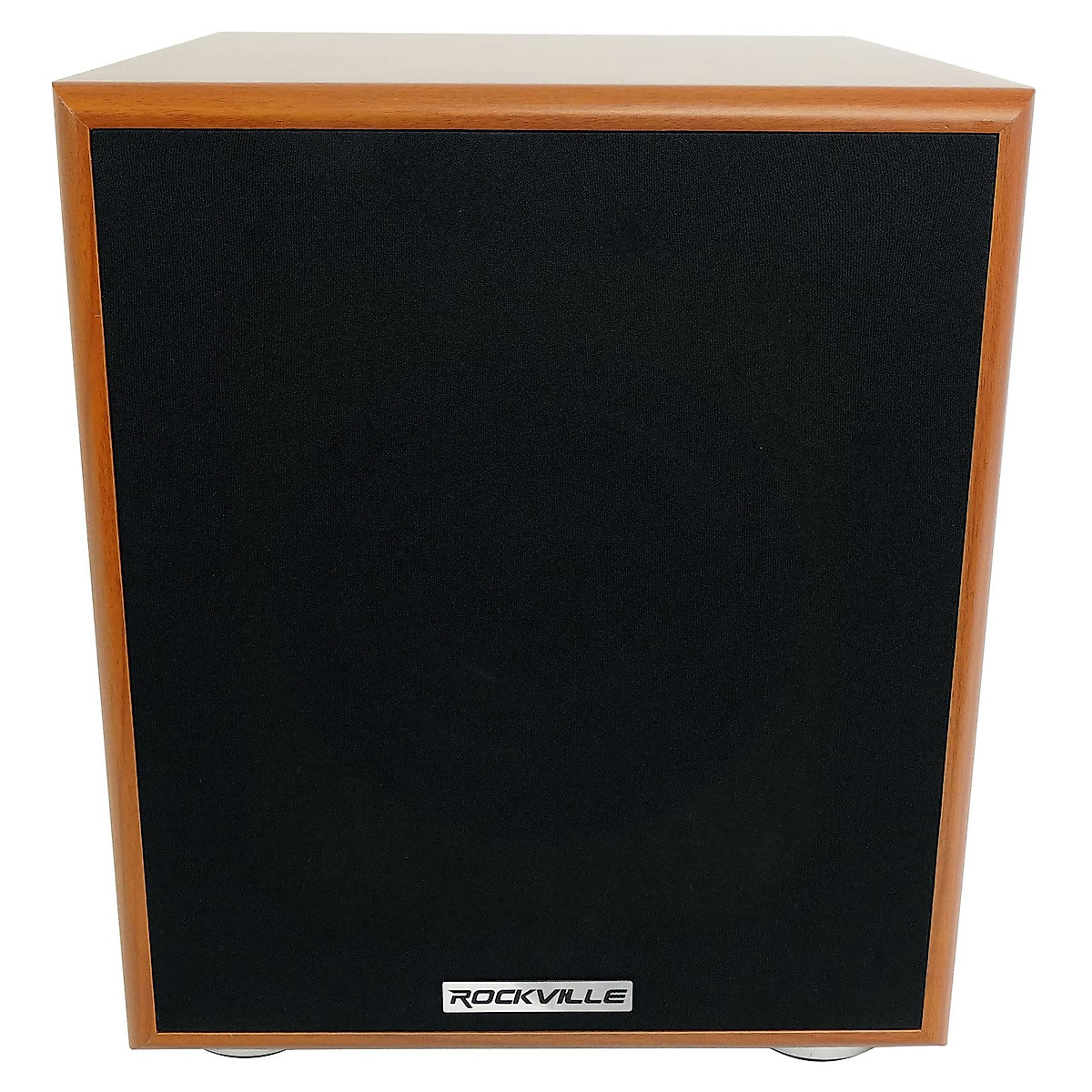 Rockville Rock Shaker 6.5" Inch Wood 200w Powered Home Theater Subwoofer Sub