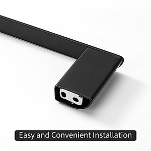 LGDYGSYH Black Towel Bar for Bathroom,24 inch Towel Rack Holder Wall Mounted for Bathroom Decor Aesthetic Matte Stainless Steels