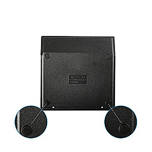 HEART SPEAKER Large Screen Desktop 12 Digit Electronic Calculator Financial Accounting Tool for Home Office Supply Black