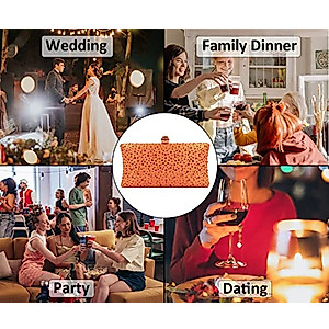 Women's Rhinestone Evening Bag Clutch Purses Sparkling Handbag for Formal Wedding Party Prom Shoulder Bags