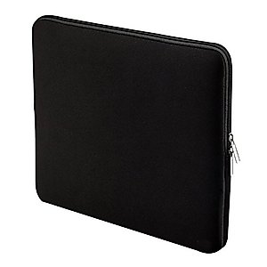 Black Neoprene Shock Proof Carrying Sleeve Case Breifcase Cover for Apple iPad Pro 12.9 II/Microsoft New Surface Pro 12.3 / Samsung Galaxy Book 12 / Porsche Design Book One