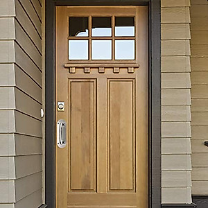 2 Pcs Stainless Steel Push Pull Door Handles, Barn Door Pull Push Sliding Door Handles with Back Plates for Kitchen Wardrobe Cupboard Cabinet Closet Shed Gate Door Handles - 200x65mm/7.9x2.6inch