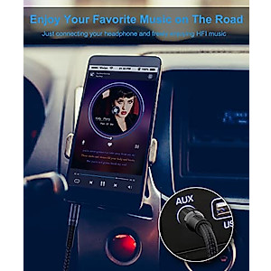 3.5mm Audio Cable, Audio Cable Male to Male 4ft, BEZOKABLE Nylon Braided Aux Cable Auxiliary Cable Hi-fi Sound for Car, Headphones, Home Stereos, Speakers, Tablets, iPhone iPad