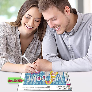 Gnomes Diamond Painting Kits for Adults -5D Diamond Art Kits Easter Full Drill Diamond Dots Paintings for Beginners, Round Paint with Diamonds Pictures Gem Art Painting Kits DIY Adult Crafts 12x16inch