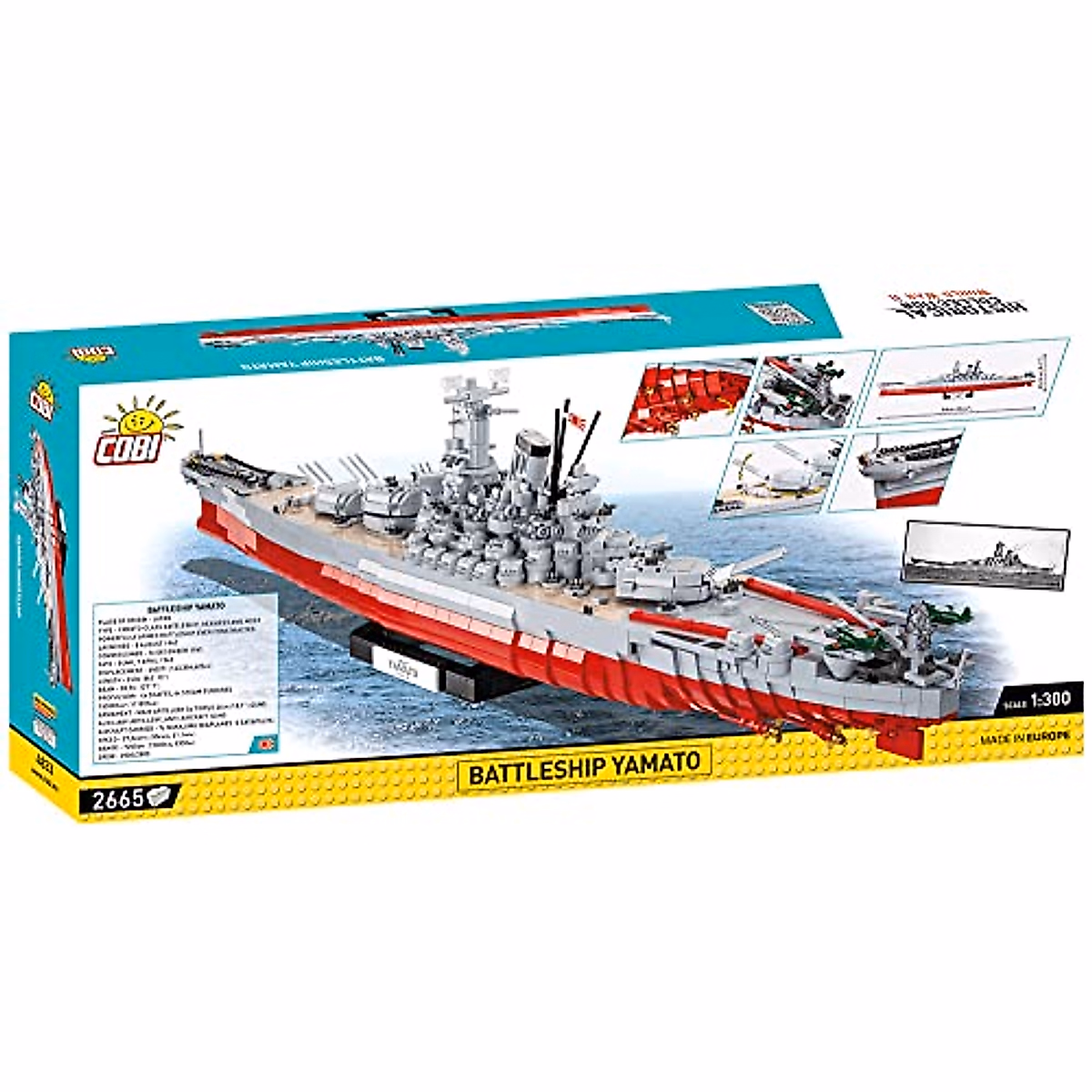 Cobi toys 2665 Pcs Hc WWII /4833/ Battleship Yamato
