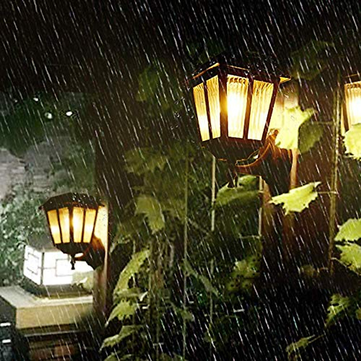 LUOFDCLDDD Wall Lamp，Solar Outdoor Terrace Home Body Induction Waterproof Ultra Bright Courtyard Garden Wall Lamp 10 22.5 28Cm