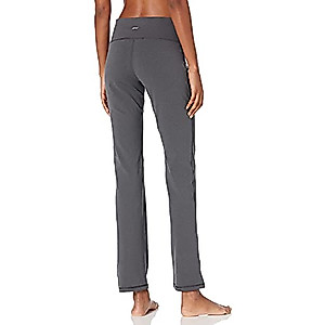 Amazon Essentials Women's Studio Sculpt Slim Bootcut Pant (Available in Plus Size), Charcoal Heather, Large