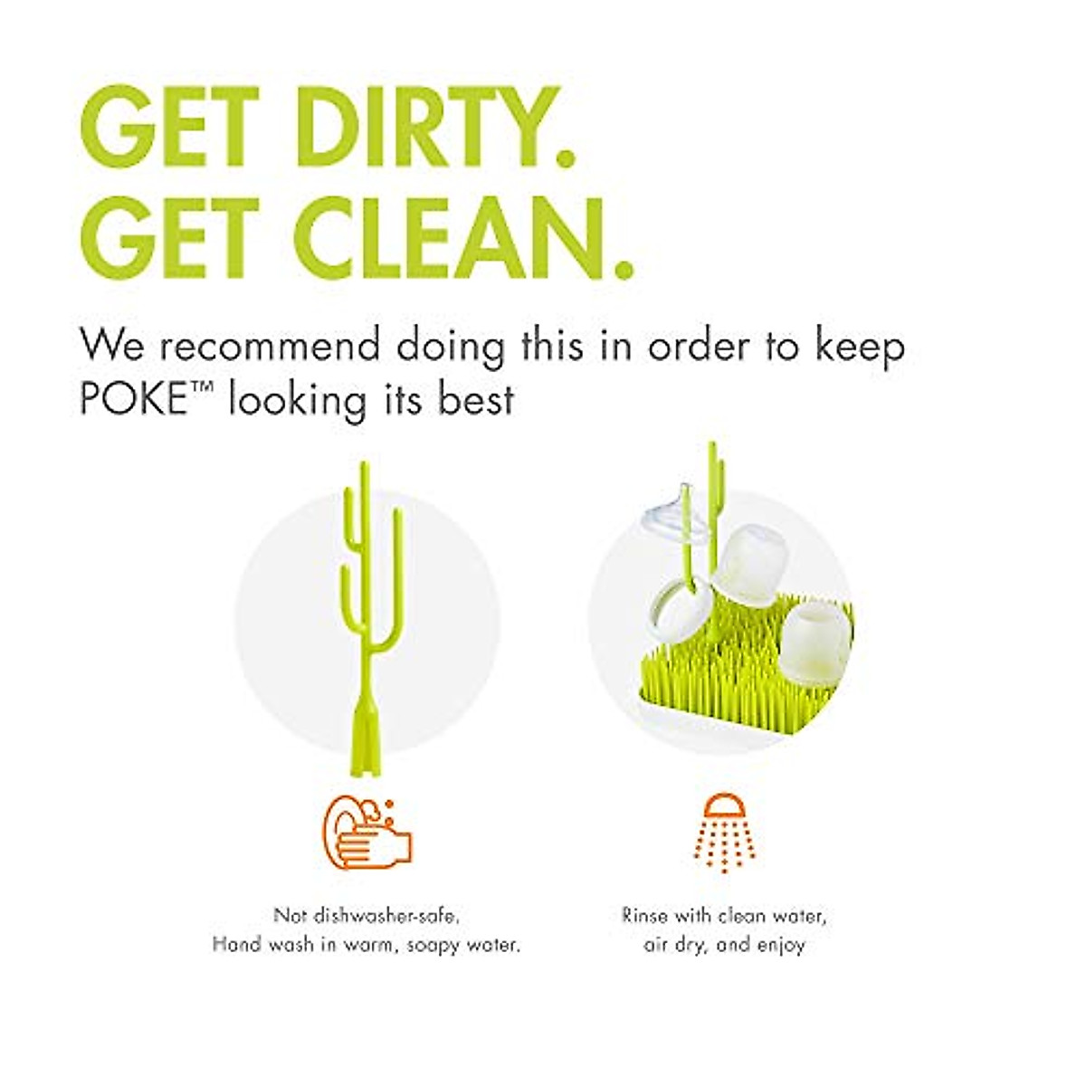 Boon Poke Drying Rack Accessory, Green, 1 Count (Pack of 1)