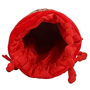 Indian Velvet Potli (Pack of 6 Potli Bag in assorted color), Jwelery Pouch, Coins Pouch