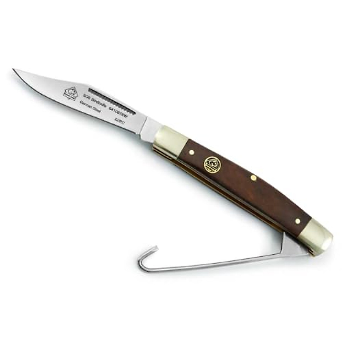 Puma SGB Birdknife Jacaranda Wood with Hook Folding Pocket Knife