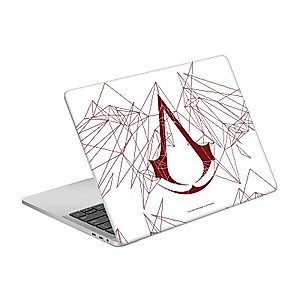 Head Case Designs Officially Licensed Assassin's Creed Geometric Logo Vinyl Sticker Skin Decal Cover Compatible with MacBook Pro 13" A2338