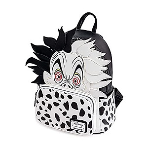 Loungefly Disney Villains Cruella De Vil Spots Cosplay Womens Double Strap Shoulder Bag Purse