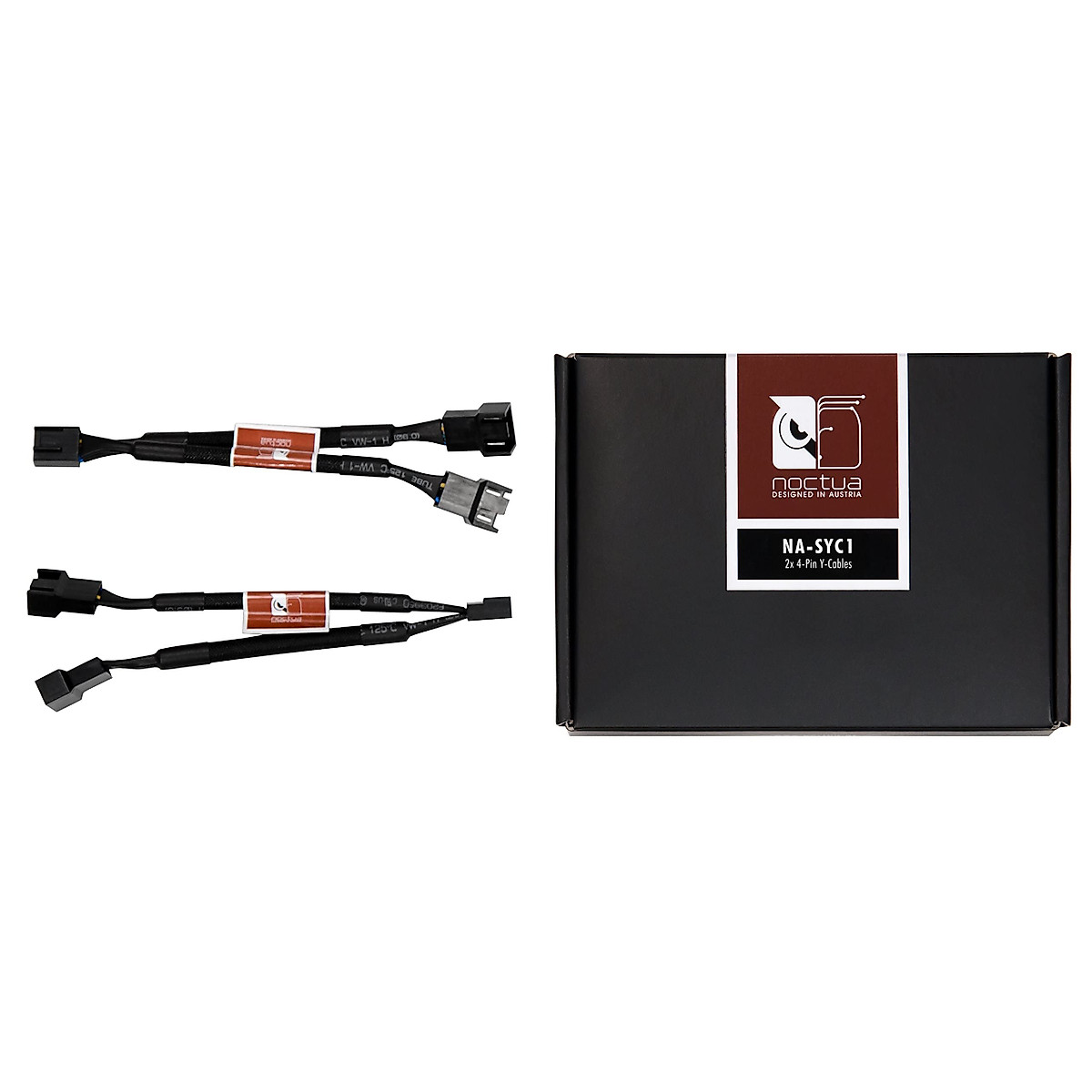 Noctua Bundle Including: 4X NF-P12 Redux 1700 PWM Fan, 1x NA-SYC1 Y Splitter Cable, 1x NA-SEC1 30cm Extension Cable