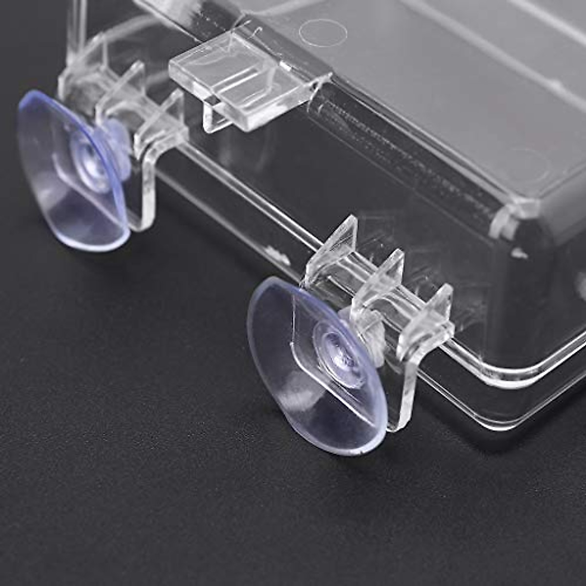 7haofang Reptile Feeder Anti-Escape Food Bowl Turtle Lizard Worm Live Food Container