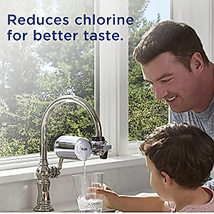 PUR PLUS Faucet Mount Replacement Filter 4-Pack, Genuine PUR Filter, 3-in-1 Powerful, Natural Mineral Filtration, Lead Removal, 1-Year Value, Blue (RF99994)