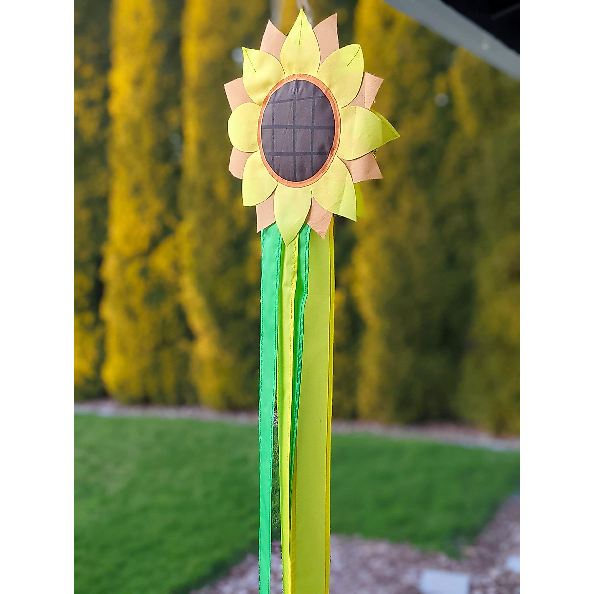 Madrona Brands Sunflower Windsock | Durable Outdoor Hanging Decoration | Yard, Garden, Patio, Home and More | 42-Inch