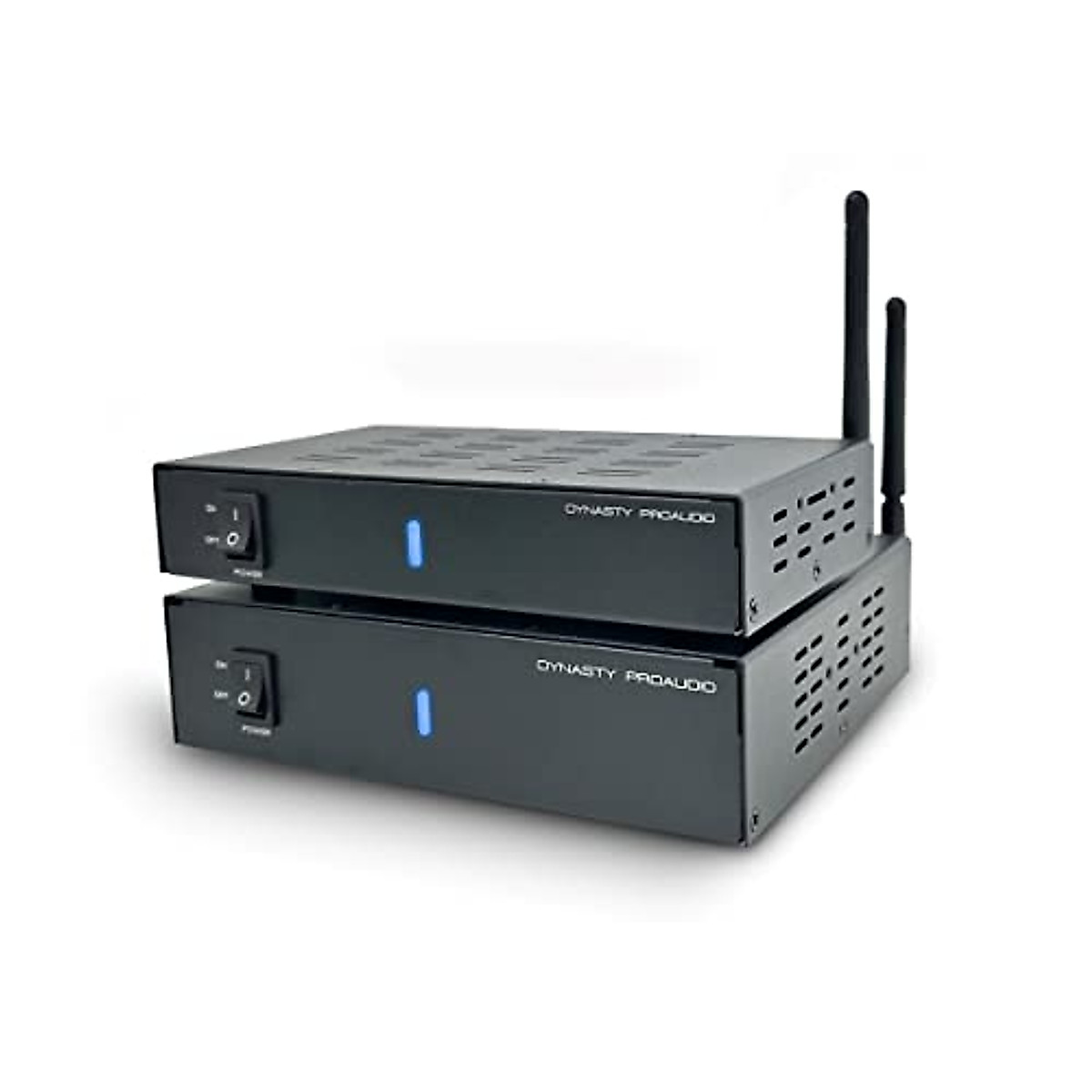 DYNASTY PROAUDIO WSA-5RP-PLUS Wireless Surround Sound Rear Speakers Kit with 2 x 50W (8 ohms Loaded) / 2 x 100W (4 ohms Loaded) Amplifier Built-in (Metal Chassis Design)