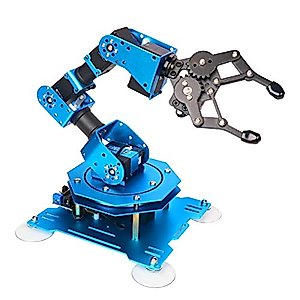 LewanSoul xArm 1S Programming Desktop Robotic Arm with Powerful and Robust Intelligent Bus Servos Featuring Position and Voltage Feedback (Unassembled)