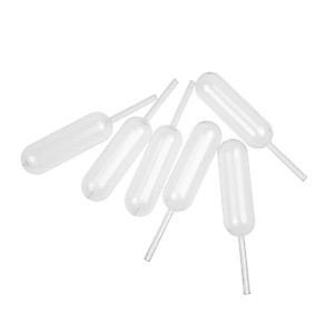 Kare & Kind 100 Pcs (4ml) Liquid Dropper Pasteur Pipettes - Clear Translucent Infuser- 50x Rectangular, 25x Heart and 25x Round-Shaped - for Cakes, Cupcakes, Strawberry, Chocolates - Easy Squeeze