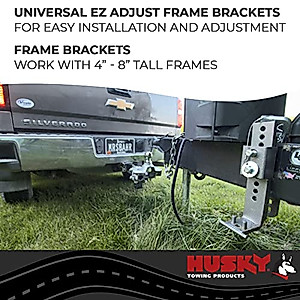 Husky 32218 Center Line TS with Spring Bars - 800 lb. to 1,200 lb. Tongue Weight Capacity (2-5/16" Ball)