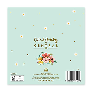 CENTRAL 23 - Cute 70th Birthday Card for Women - 'Seventy And Still Fabulous' - Sweet 70th Birthday Cards for Her - Cheeky 70th Birthday Cards for Men - Pretty Design - Comes with Fun Stickers