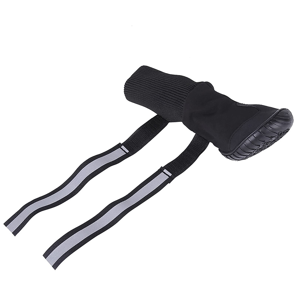 4pcs set Waterproof, Anti Slip Protective Boots dog boots Pet Dog Shoes for Large Dogs Red L ()