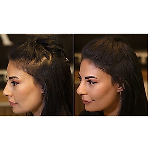 FIXDEEP Hair Thickener | New Waterproof Formula - Natural & Fuller Looking Hair in 30 sec - 14g - Fibers for Thinning, Bald Spots & Graying Roots (Dark Brown)