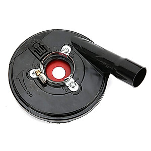 4.9in Angle Grinder Dust Cover, Adjustable Angle Grinder Dust Shroud Kit with Grinding Wheel and Wrench for 125/150 Diamond Grinding Disc