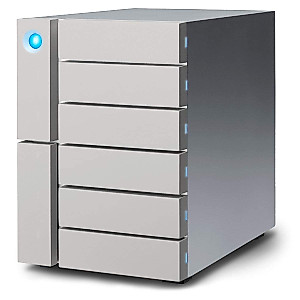 Seagate LaCie 24TB 6big 6-Bay Thunderbolt 3 RAID Array (6 x 4TB) (Renewed)