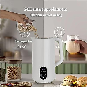 Automatic Soy and Nut Milk Maker,27oz/800ml,Food Processor,Rice Paste,Juice,Baby Food Hot Blender, Smoothie,Corn,Crushing Ice,Delay Start/Keep Warm & BPA Free (White)