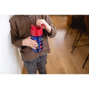 Simple Modern Disney Kids Water Bottle Plastic BPA-Free Tritan Cup with Leak Proof Straw Lid | Reusable and Durable for Toddlers, Girls | Summit Collection | 12oz, Princess Rainbows