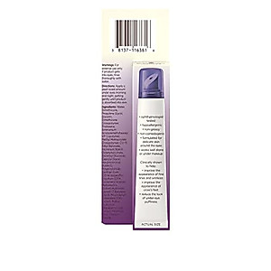 Aveeno Absolutely Ageless 3-in-1 Anti-Wrinkle Eye Cream for Fine Lines & Wrinkles, Crows Feet, & Under-Eye Puffiness, Antioxidant Blackberry Complex, Hypoallergenic, Non-Greasy, 0.5 oz