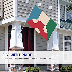 Kinoko Kingdom Dream Commune Smp Flags Garden Flag 3x5 Foot Spring Outside Outdoor Indoor House Room Decoration Banner - Canvas Header And Double Stitched 3 X 5 Ft