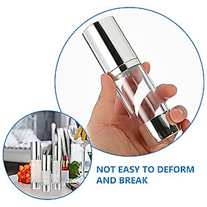 3pcs Vacuum Lotion Bottle Travel Size Bottles for Toiletries Travel Liquid Bottles Small Containers Cosmetic Jars Lotion Container Travel Jars Travel Cosmetic Containers