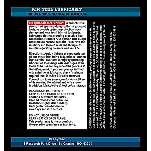 Premium Air Tool Lubricant - 128 FL. OZ. (1 Gallon) Industrial Pneumatic Tool Oil