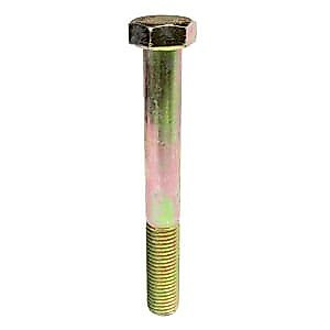 Newport Fasteners M10 x 65mm Hex Cap Screw Metric Class 10.9 Zinc Yellow Plated Steel (Quantity: 350 pcs) M10-1.50 x 65mm Hex Bolt/Coarse Thread/Partially Threaded 26mm inches of Thread/DIN 931