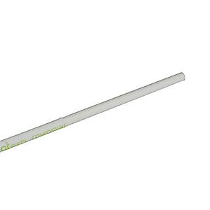 Karat Earth KE-C9300W 7.75" Paper Wrapped Jumbo Paper Straw (5mm) - White (2,000 ct)