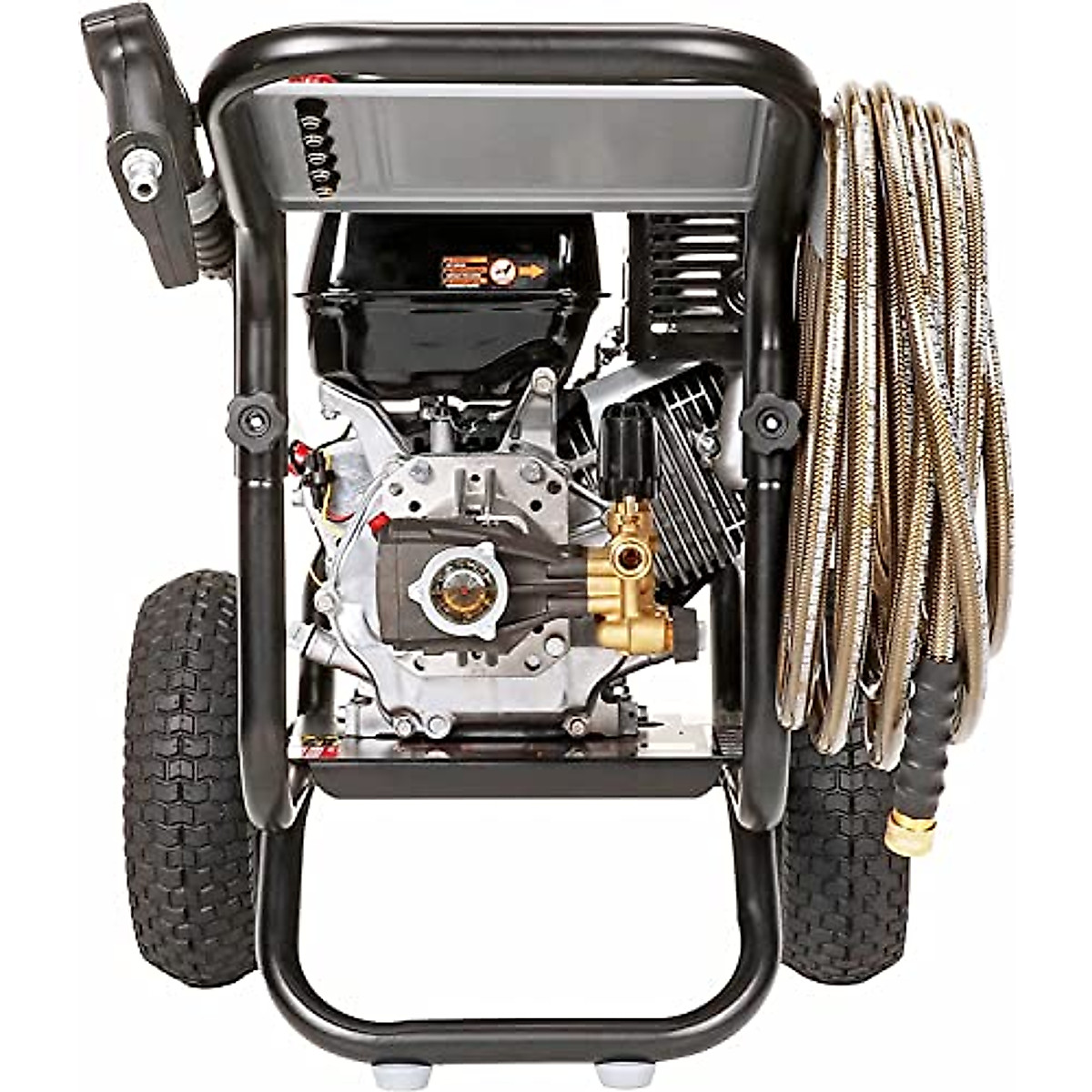 SIMPSON Cleaning PS4240 PowerShot 4200 PSI Gas Pressure Washer, 4.0 GPM, Honda GX390 Engine, Includes Spray Gun, 5 QC Nozzle Tips, 3/8-inch x 50-foot Monster Hose, (49-State)